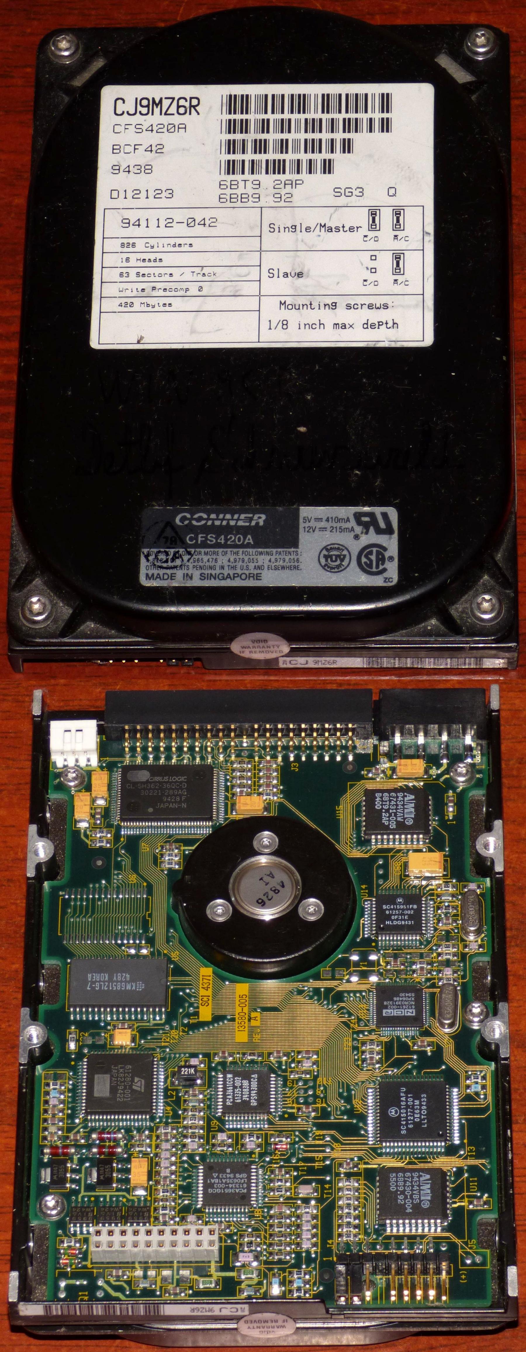 Festplatten 5.25" MFM / 3.5" IDE / RLL / SCSI / SAS / NAS / SAN HDDs ...